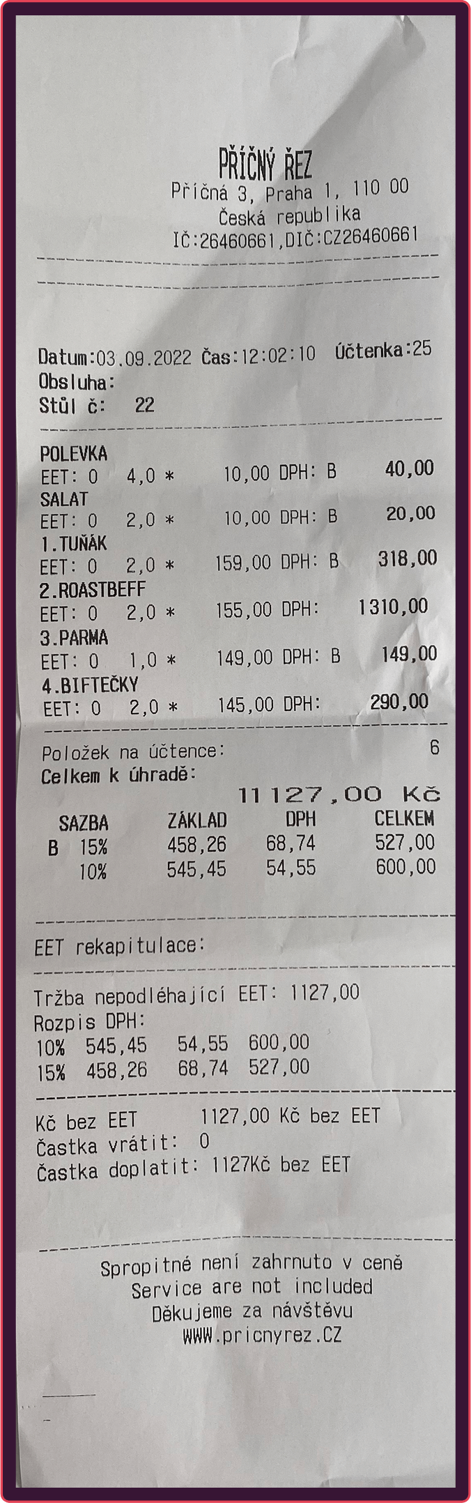 How to spot fake receipts